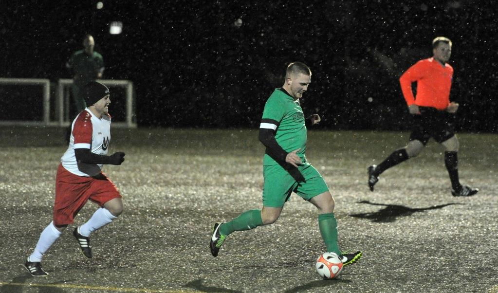 Windorfer Fünferpack im Schneeregen
