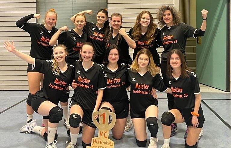 Volleyballerinnen aus Parsberg und Hohenfels steigen auf