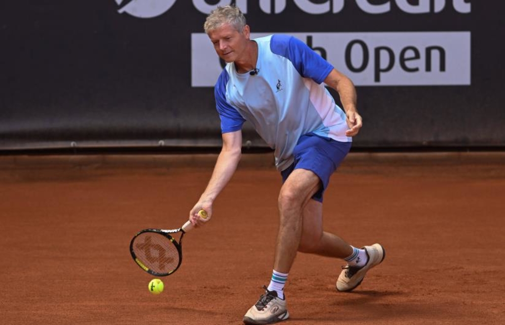 Ein Tennis-Star kommt: Jiri Novak, einst Nummer fünf der Welt, spielt ...